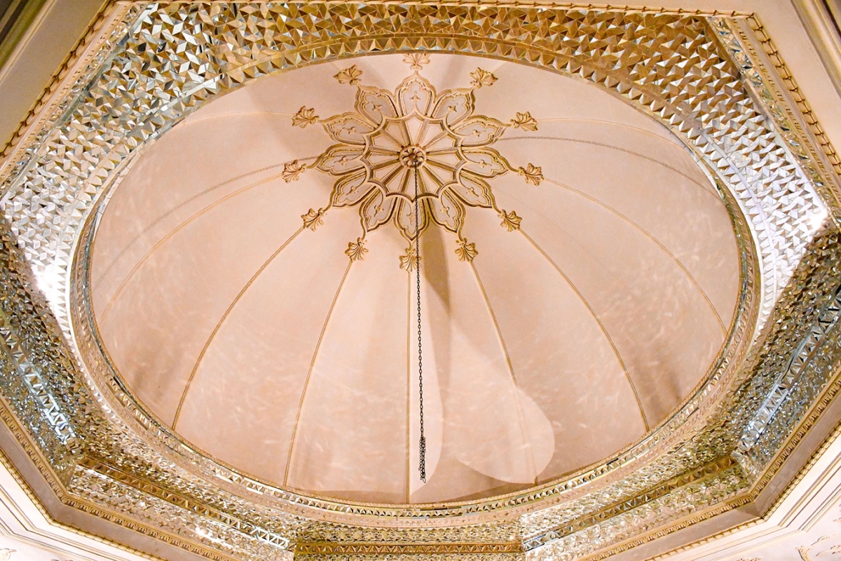 Mirror Palace mansion or Mirror and lighting museum in Yazd Iran